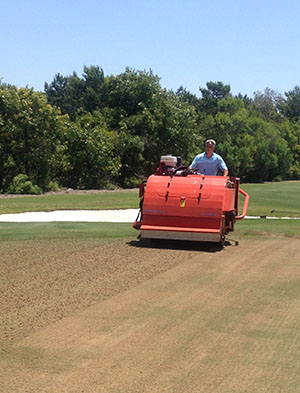 Wiedenmann Core Recycler - Golf Course Industry