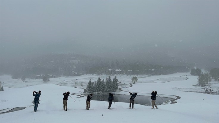 We’re open. And it’s snowing! - Golf Course Industry