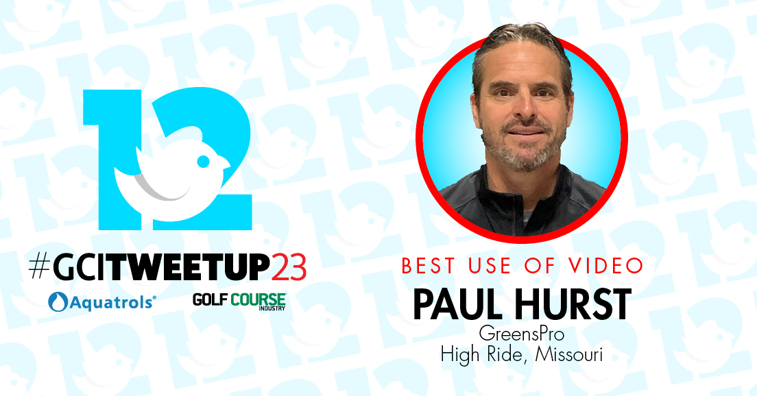 Best Use of Video: Paul Hurst - Golf Course Industry